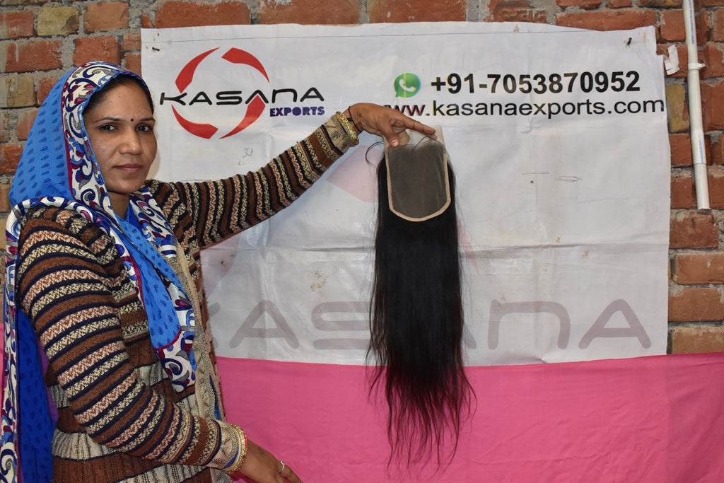 Closure 14" inches 6*6 piece – Kasana Exports